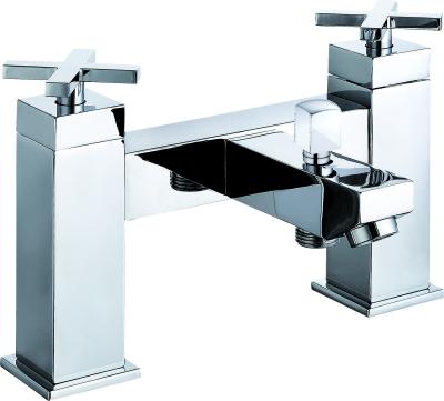 중국 스타일리시 크롬 완성 된 이중 손잡이 청동 목욕 샤워 믹서 T8301 판매용