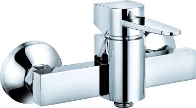 China Eenvoudige handvat badwand gemonteerde douche mixer kraan voor bad T8374A Te koop