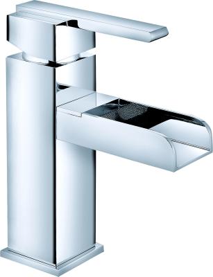 中国 洗面台用のモダンタイプT8442AWの単柄盆ミキサーの水槽 販売のため