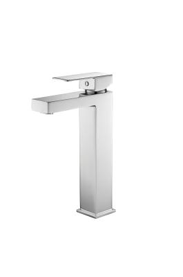 中国 洗面室用 クロム仕上げの現代型盆水ミキサー水槽 T8442BL 販売のため