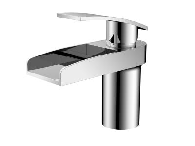 China Modern Style Basin Mixer Faucet With Chrome Finish To Your Bathroom T8634 for sale