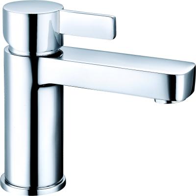 中国 モダンスタイルのセラミック盆ミキサーの水槽 ダブルハンドル 水圧0.5-3.0バー T8752W 販売のため