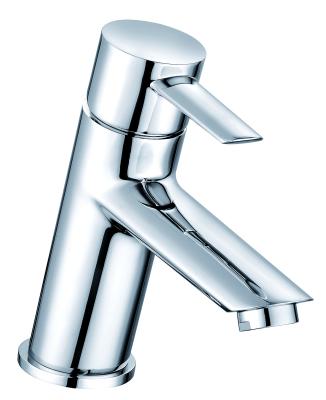 중국 우아한 외관을 위한 크롬 마감 싱글 핸들 세면대 믹서 수도꼭지 T8822 판매용