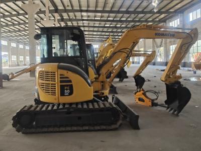 Cina Piccolo PC50 Usato Komatsu Escavatore Crawler 2400RPM Per Agricoltura in vendita