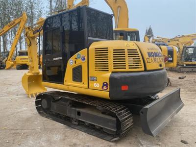 Cina 6 tonnellate di turbocompressore Used Komatsu Excavator PC60 in vendita
