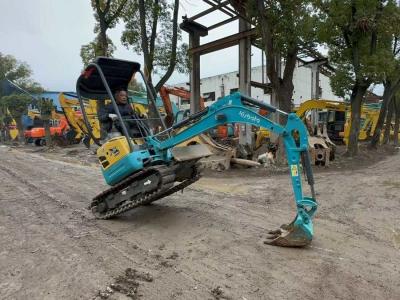 Cina Compatto U15 Used Kubota Mini Excavator Equipment con pista di gomma in vendita