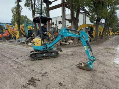 Cina Compatto U15 Used Kubota Mini Excavator Equipment con pista di gomma in vendita