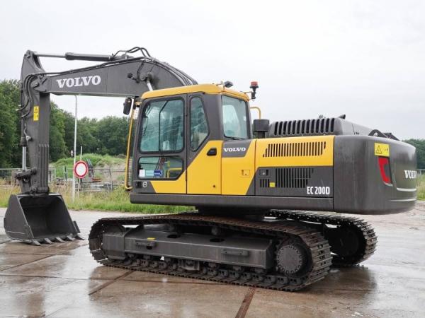 Quality EC200D Used Volvo Excavator Earth Moving Equipment High Performance for sale