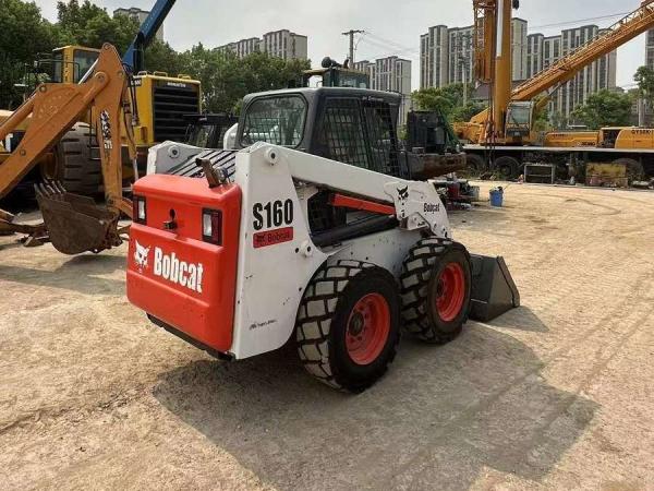Quality Small Bobcat S160 Used Mini Wheel Loader Skid Steer Equipment for sale