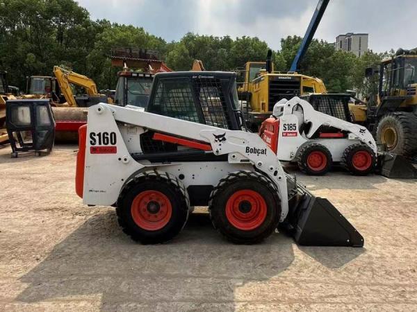 Quality Small Bobcat S160 Used Mini Wheel Loader Skid Steer Equipment for sale