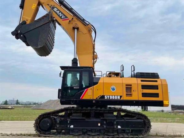 Quality Sany SY980H Hydraulic Used Diggers Large Earth Excavation Equipment for sale