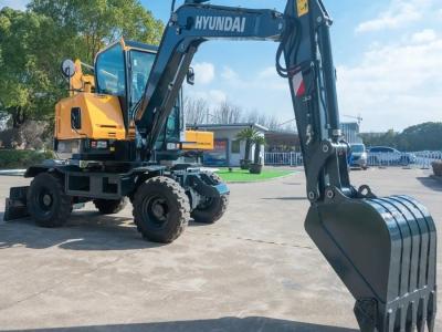 Cina Nuova Corea Hyundai escavatore HW60 6 tonnellate ruota Jindongyu Macchine in vendita