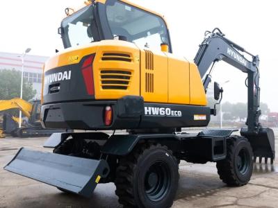 Cina 37KW Corea Hyundai escavatore HW60ECO ruota Jindongyu Macchine in vendita