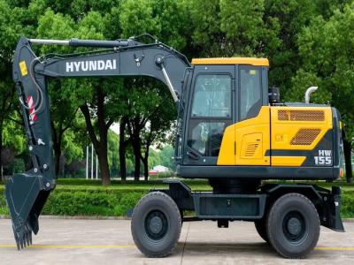 Cina Corea Hyundai escavatore HW155 ruota Jindongyu Macchine In Ingegneria Costruzione in vendita