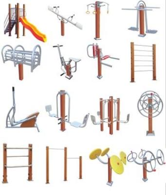 China Most Popular Recreation Playground  Outdoor Fitness Equipment Manufacturers for sale