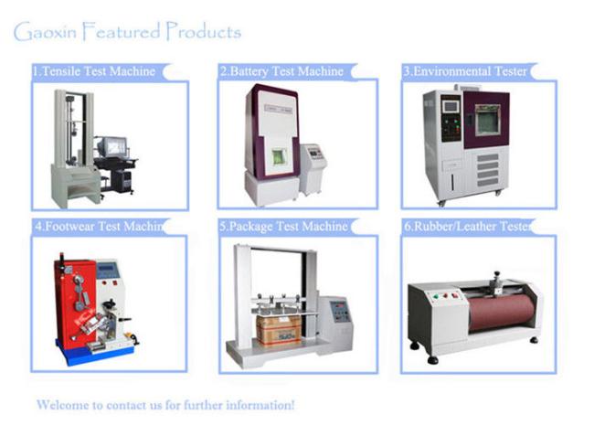Ink Discoloration Paper Testing Machine Paper Testing Equipments Adjustable