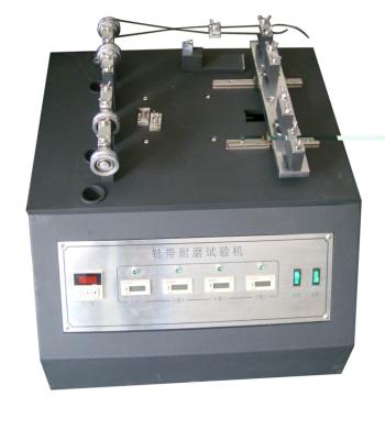 China ISO 22774 Shoelace Abrasion Resistance Tester , Lace to Lace Abrasion Testing Machine for sale