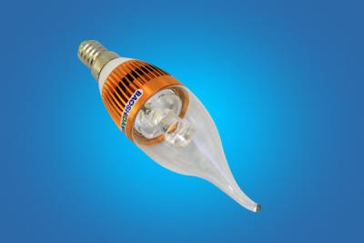 China High Power 3W 240lm LED Candle Bulbs Light Cold White for sale