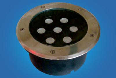 China IP65 Round Led Underground Lights With Tempered Glass for sale