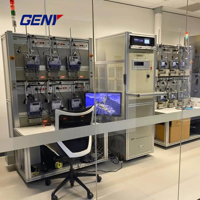 Three-Phase Test Bench meter connections