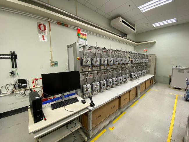 YC1893D Meter Test Bench system overview showing calibration equipment and test setup