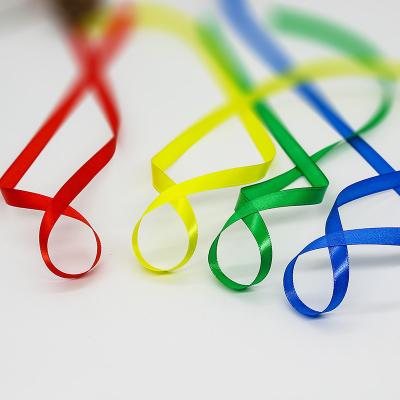 Cina Single face assorted polyester nylon satin ribbon 100 yard 3mm-10mm in vendita