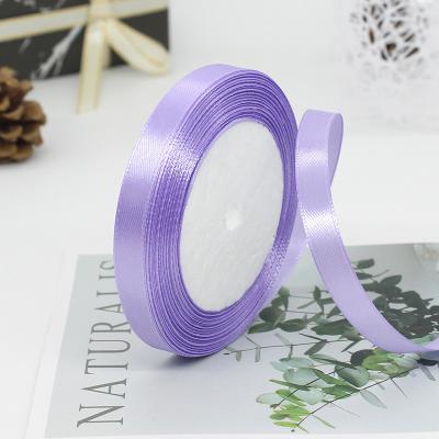 Cina Single face assorted polyester nylon satin ribbon 100 yard 3mm-10mm in vendita