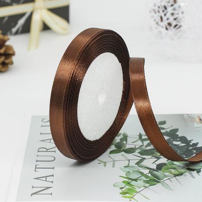 Cina Single face assorted polyester nylon satin ribbon 100 yard 3mm-10mm in vendita
