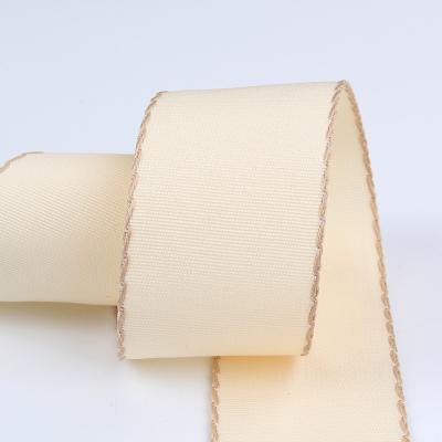 Cina 10mm-38mm Nastro di poliestere grossogranello cucito ISO9001 Modello solido in vendita