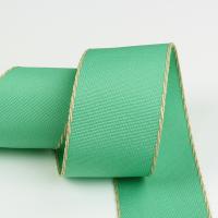 China 10mm-38mm Stitched Polyester Grosgrain Ribbon ISO9001 Solid Pattern for sale