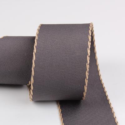 Cina 10mm-38mm Nastro di poliestere grossogranello cucito ISO9001 Modello solido in vendita