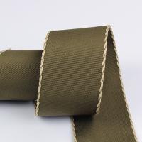China 10mm-38mm Stitched Polyester Grosgrain Ribbon ISO9001 Solid Pattern for sale