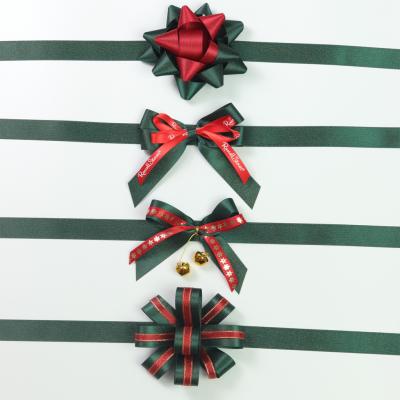 China Polyester Satin Ribbon Bows ISO9001 Satin Ribbon voor cadeauverpakkingen Te koop