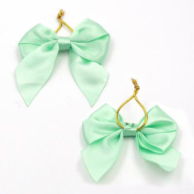 China Polyester-Satin-Pinkbandbogen ISO14001 Weihnachtsbandbogen zu verkaufen