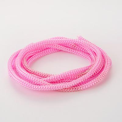 Cina Rosa DIY 3mm Polipropilene Corda viola doppio intrecciato Polipropilene Corda in vendita