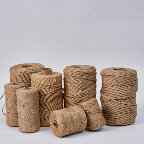 Quality 1mm-20mm Colored Jute Twine ISO9001 Eco Friendly 6mm Jute Rope for sale