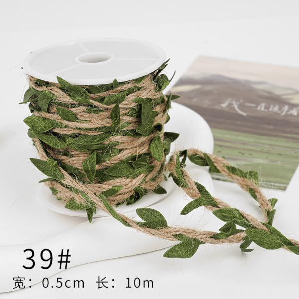 Quality Christmas Brown Burlap Ribbon 5mm-45mm Wired Burlap Ribbon for sale