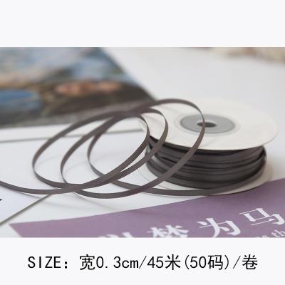 China 3mm Polyester Satin Ribbon Double Face High Density Satin Finish Poly Ribbon for sale