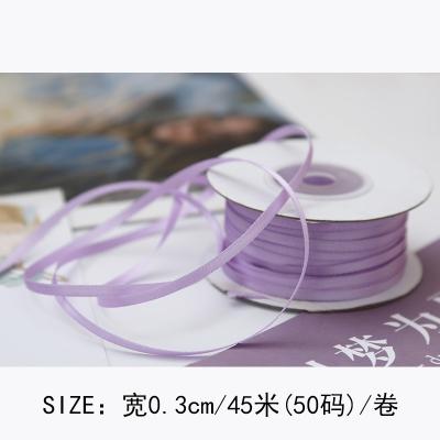 China 3mm Polyester Satin Ribbon Double Face High Density Satin Finish Poly Ribbon for sale