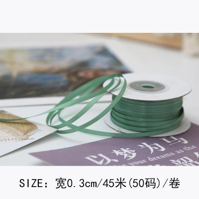 China 3mm Polyester Satin Ribbon Double Face High Density Satin Finish Poly Ribbon for sale
