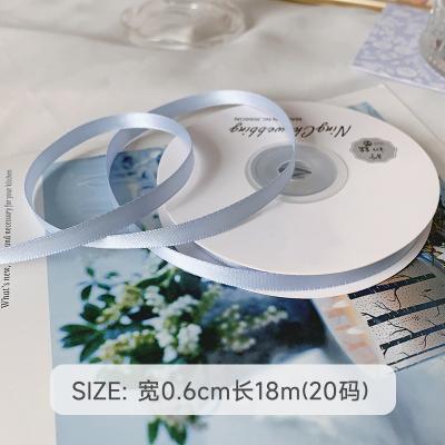China 3mm Polyester Satin Ribbon Double Face High Density Satin Finish Poly Ribbon for sale