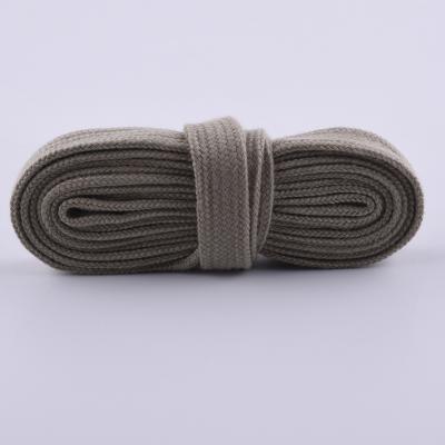 Cina 12 mm cordone di cotone piatto intrecciato ISO14001 cordone di macramma colorato in vendita