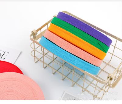 Cina 10 mm-40 mm Nastro di cotone semplice Nastro di bordo tessuto rosa verde blu in vendita