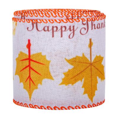 China Dankeschönstag Druckband aus Klappe 63mm Personalisiertes Baumwollband zu verkaufen