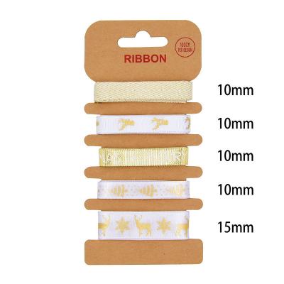 China ODM polyester lint 2mm 10mm 15mm kerstcadeau wrap lint Te koop
