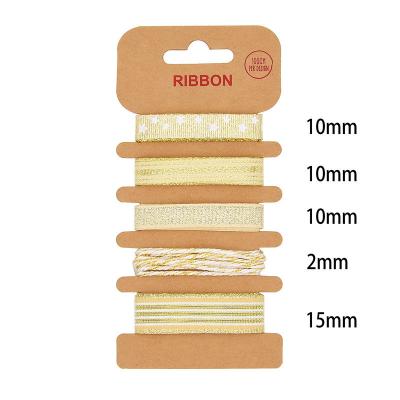 China ODM polyester lint 2mm 10mm 15mm kerstcadeau wrap lint Te koop