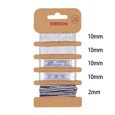 China ODM polyester lint 2mm 10mm 15mm kerstcadeau wrap lint Te koop