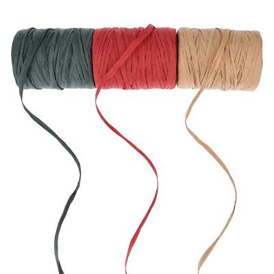 China 5mm*100m Kleurpapier touw Eco-vriendelijk DIY Twisted Paper String Te koop