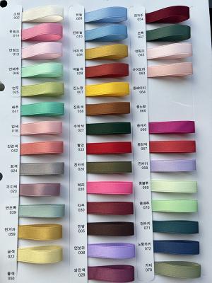 Cina 5mm-50mm poliestere cotone semplice nastro da maglieria nastro di cotone personalizzato per imballaggio regalo in vendita