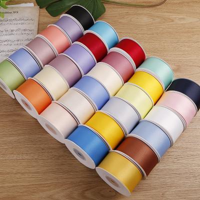 Cina 5mm-50mm poliestere cotone semplice nastro da maglieria nastro di cotone personalizzato per imballaggio regalo in vendita